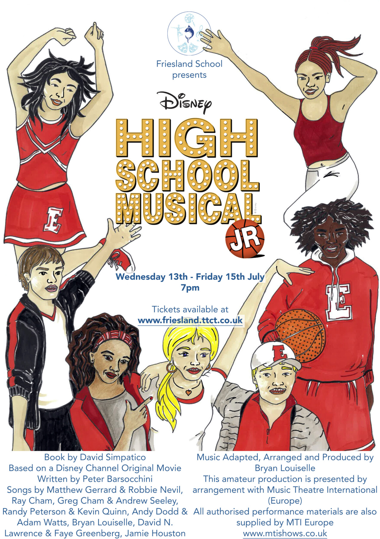 High School Musical tickets on sale Monday 8am! - Friesland School